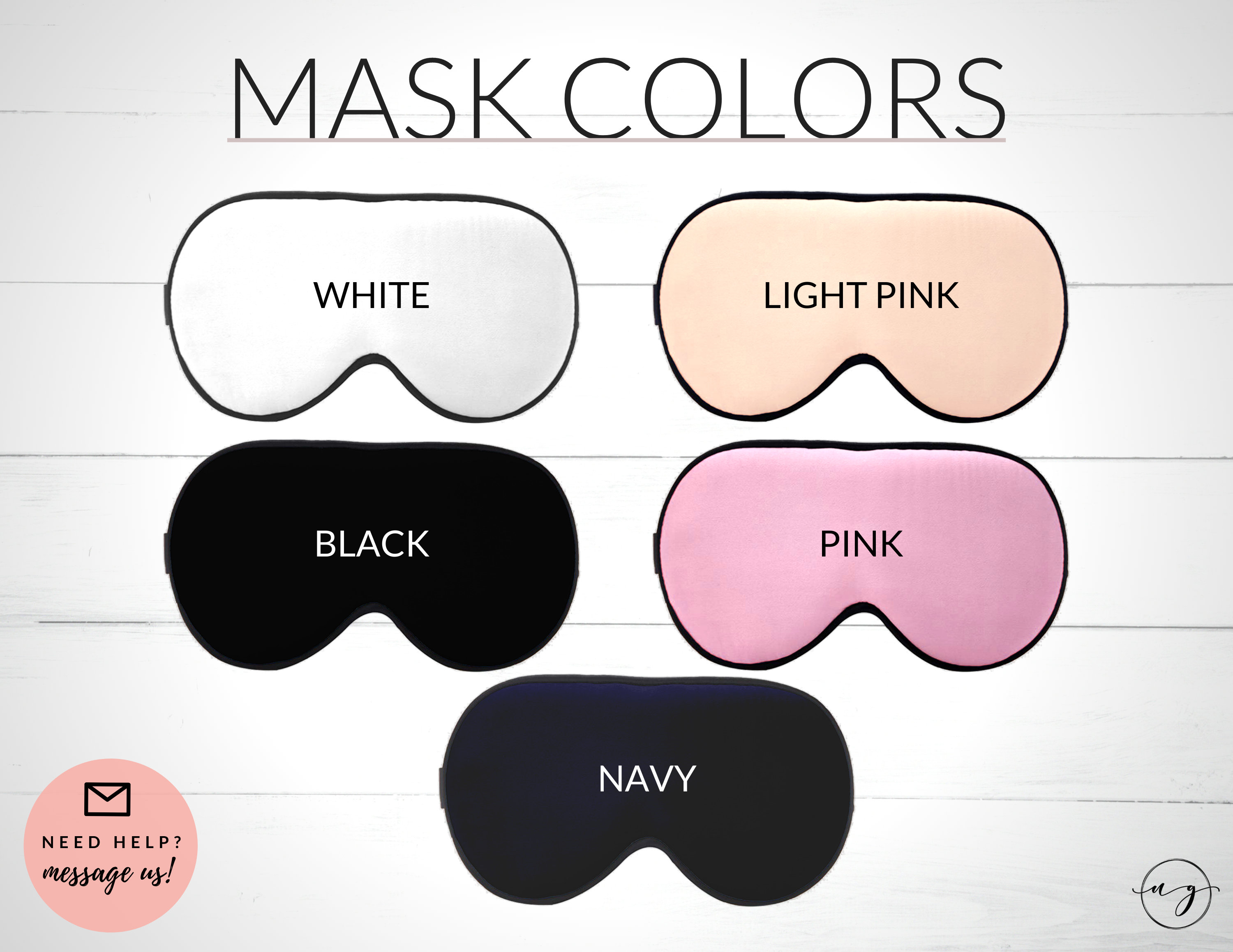 Personalized Sleep Mask | Custom Name Eye Mask | Silk Satin Mask ...