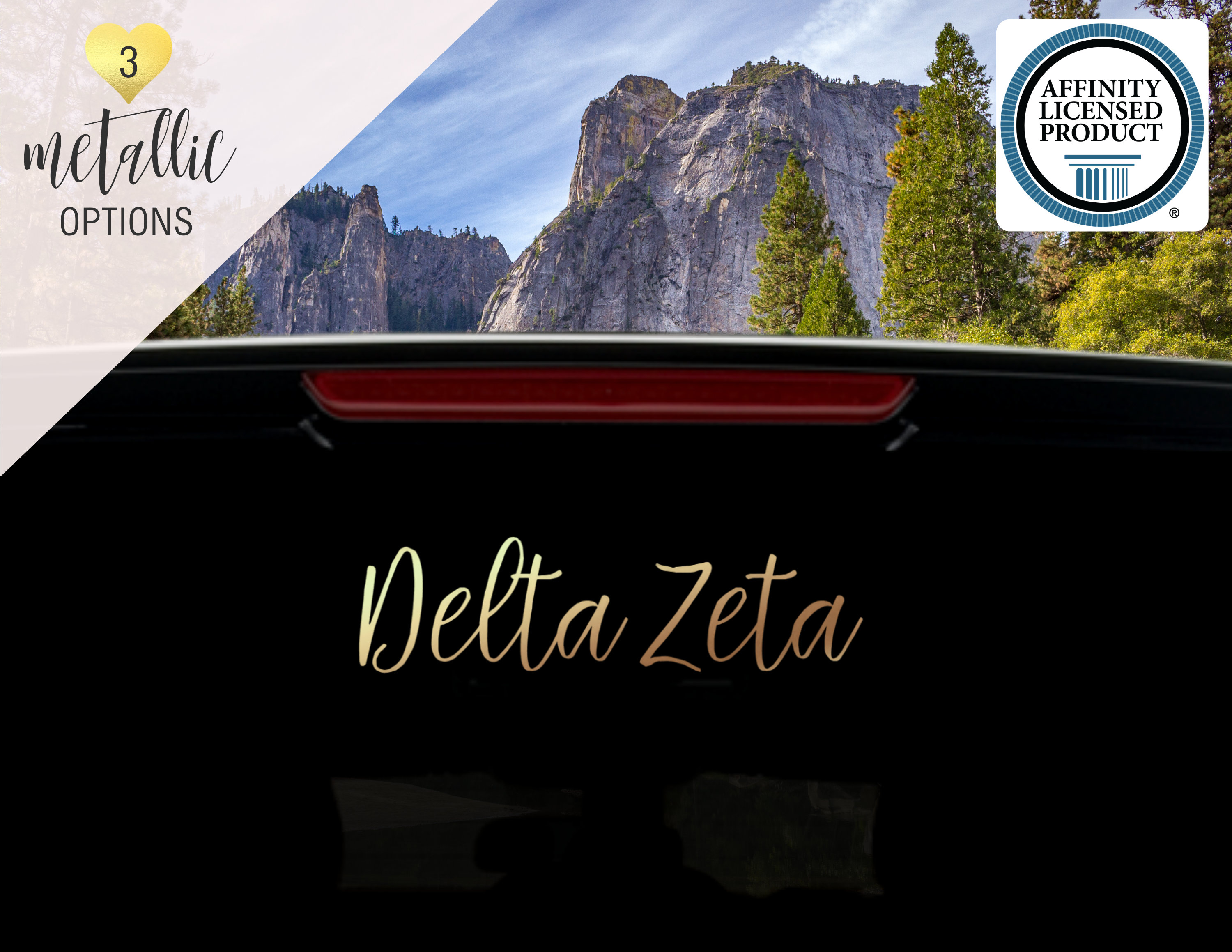 Greek Letter Vinyl Decal | Many Sizes | Fraternity Decal | Sorority ...