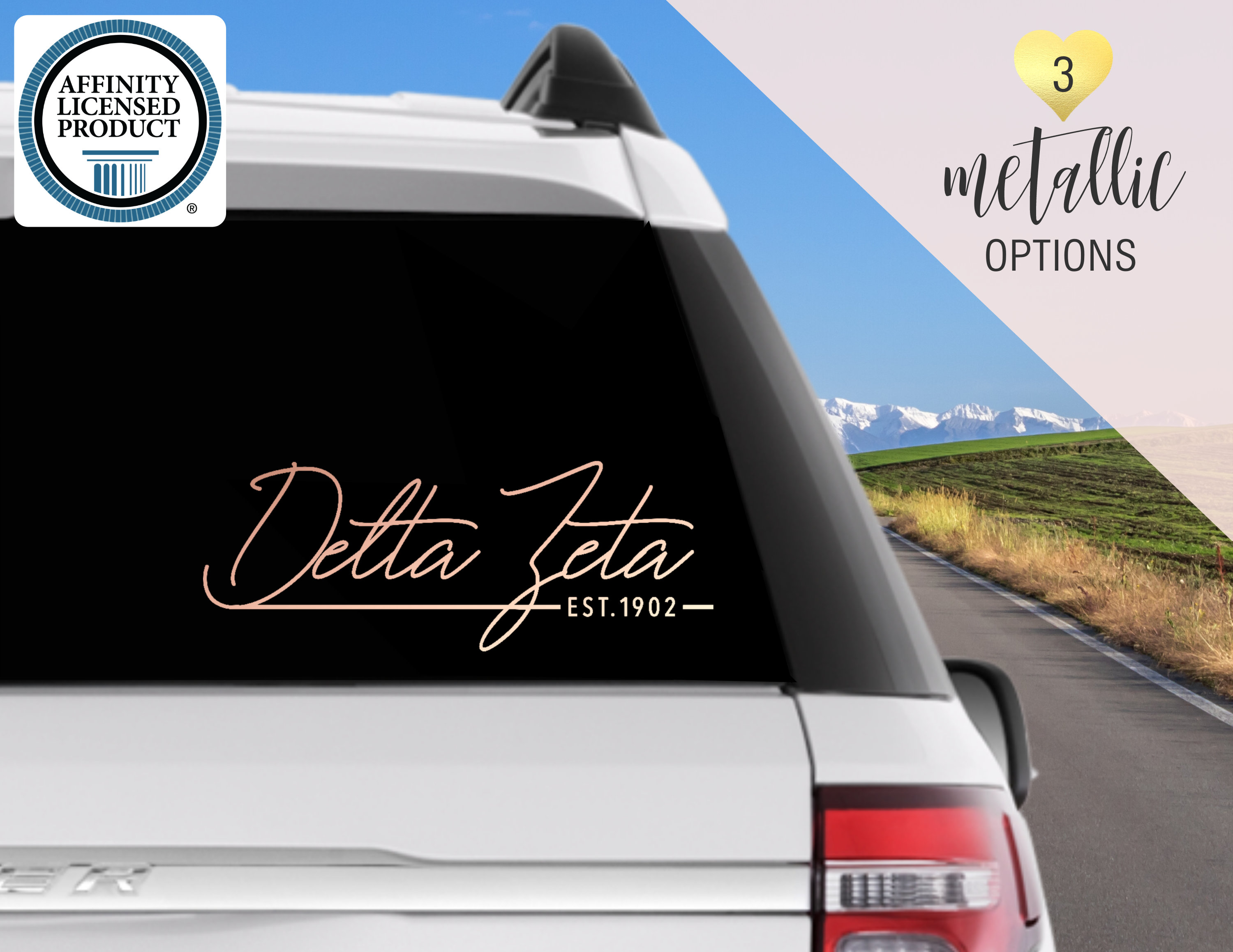 Greek Letter Vinyl Decal | Many Sizes | Fraternity Decal | Sorority ...